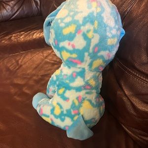 kelly toys | Toys | Kellytoy Blue Pink Yellow Spotted Dog Plush With ...